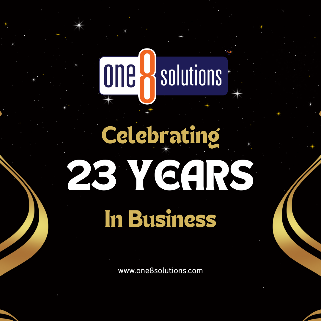 Celebrating 23 Years of Success: A Journey of Partnership and Excellence at One 8 Solutions ...