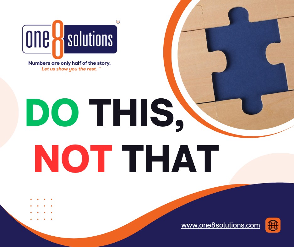 Do This, Not That: Sync Live Data with Excel - One 8 Solutions